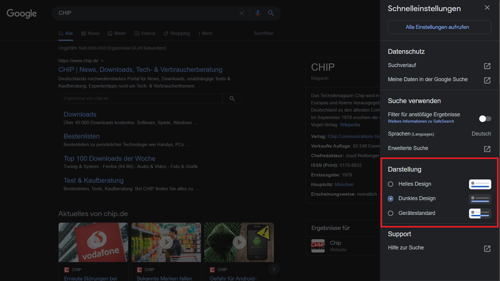 Google Chrome: Darkmode aktivieren & deaktivieren - so geht's - CHIP